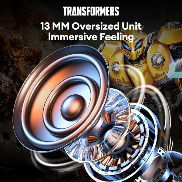 Transformer Bumblebee True Wireless Headphones Black TF-T02 – 4FIX